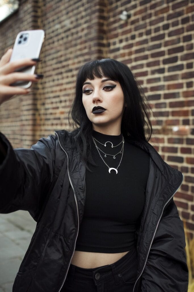 40 Casual Goth Outfit Ideas - Gloomy Girlz