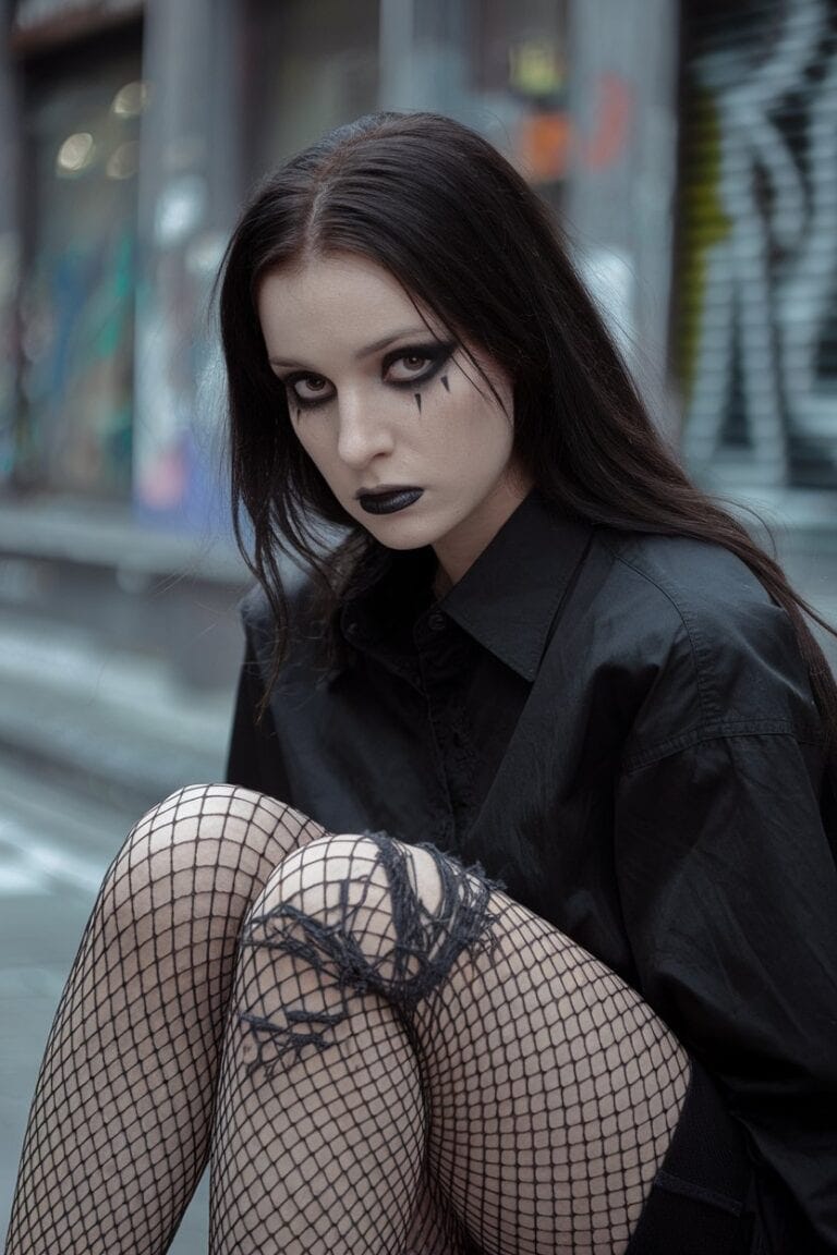 40 Casual Goth Outfit Ideas - Gloomy Girlz