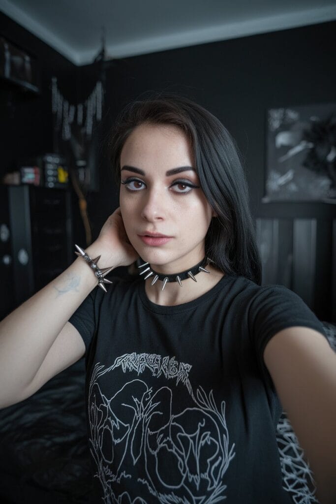 40 Casual Goth Outfit Ideas - Gloomy Girlz