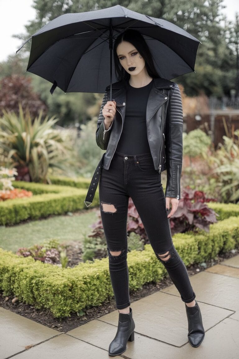 40 Casual Goth Outfit Ideas - Gloomy Girlz