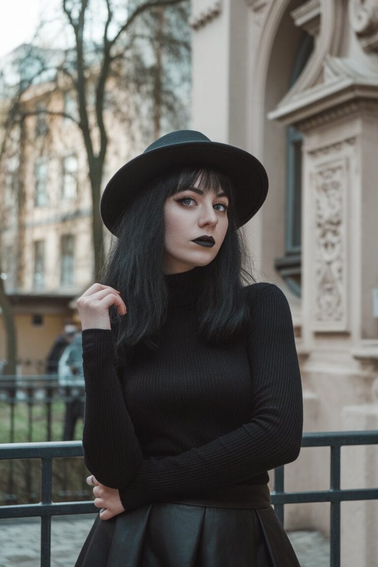 40 Casual Goth Outfit Ideas - Gloomy Girlz