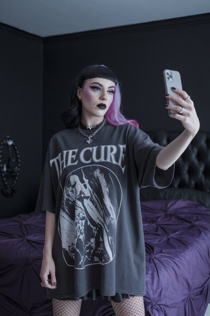 40 Casual Goth Outfit Ideas - Gloomy Girlz