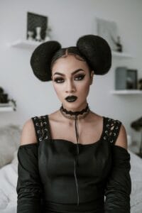 20 Goth Curly Hairstyles - Gloomy Girlz