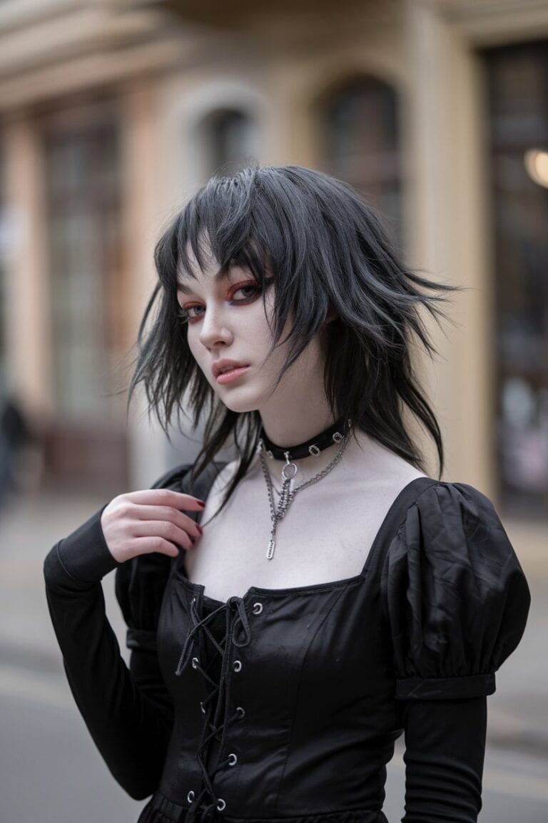 30 Goth Hairstyle Ideas - Gloomy Girlz