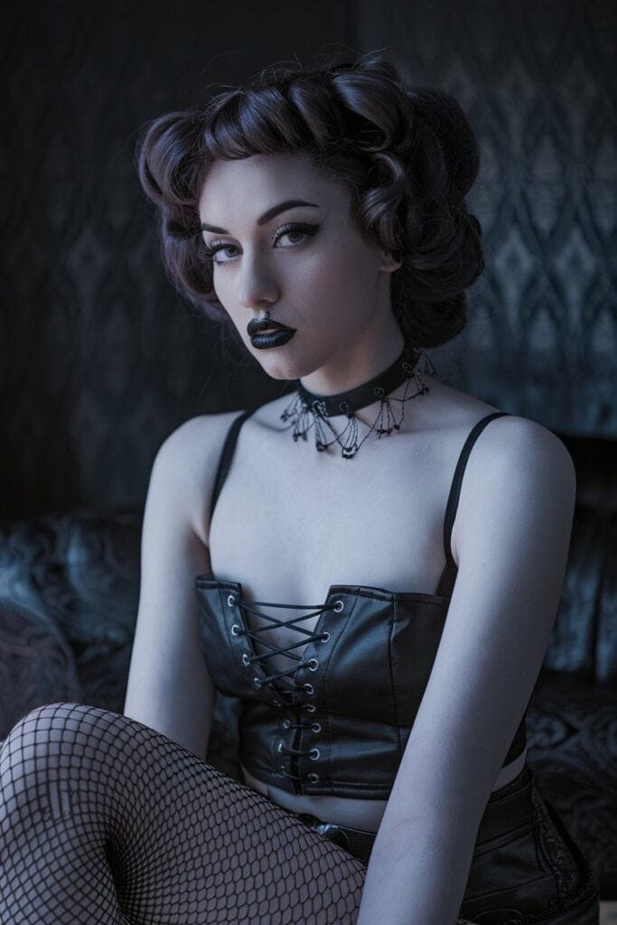 30 Goth Hairstyle Ideas - Gloomy Girlz