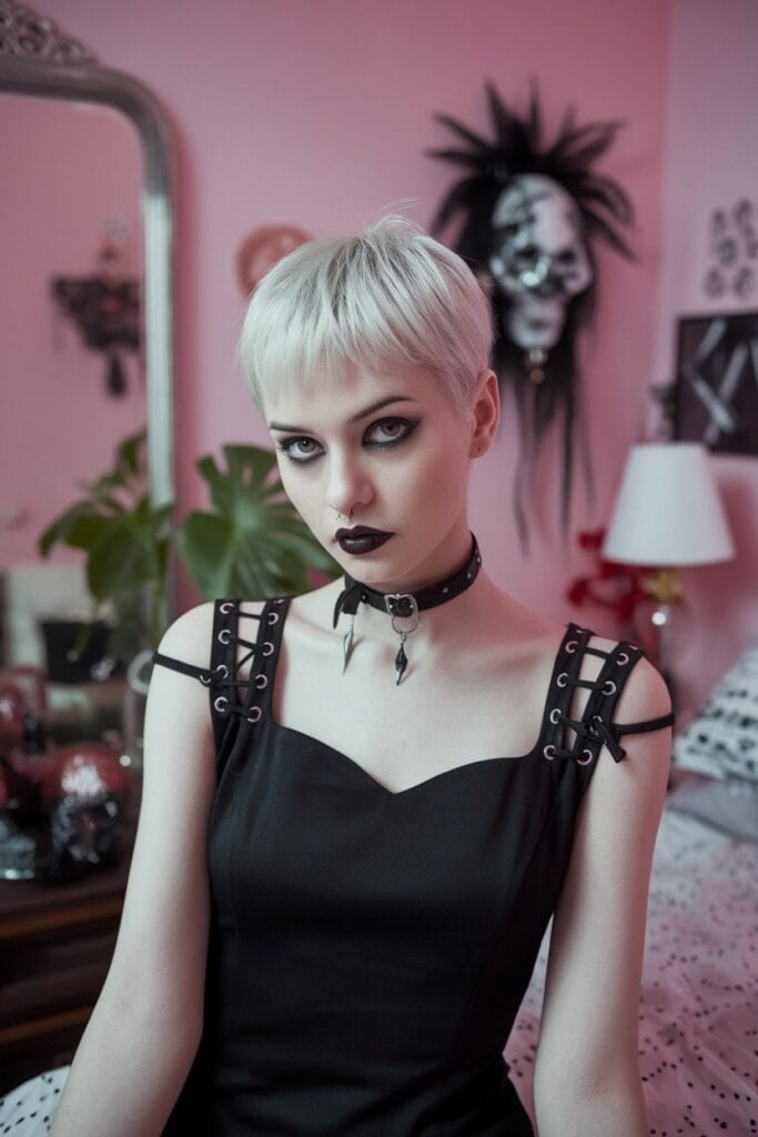 30 Goth Hairstyle Ideas - Gloomy Girlz