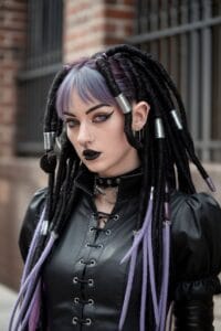 30 Goth Hairstyle Ideas - Gloomy Girlz