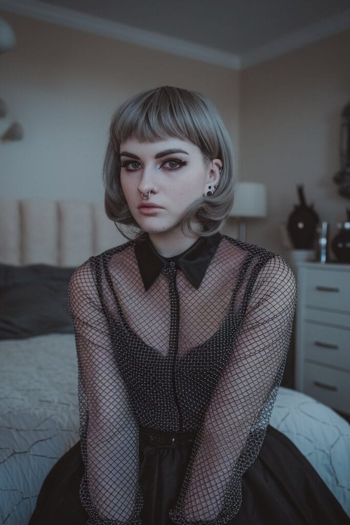 30 Goth Hairstyle Ideas - Gloomy Girlz