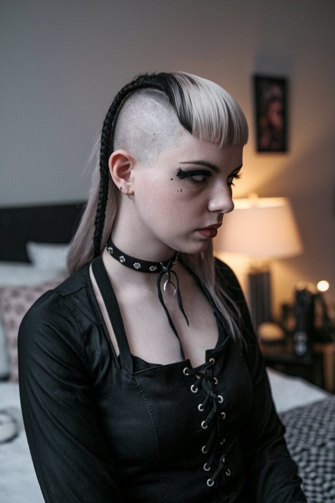 30 Goth Hairstyle Ideas - Gloomy Girlz