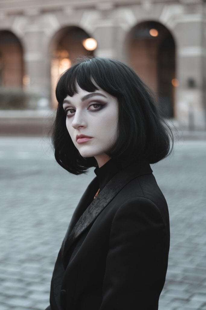 30 Goth Hairstyle Ideas - Gloomy Girlz