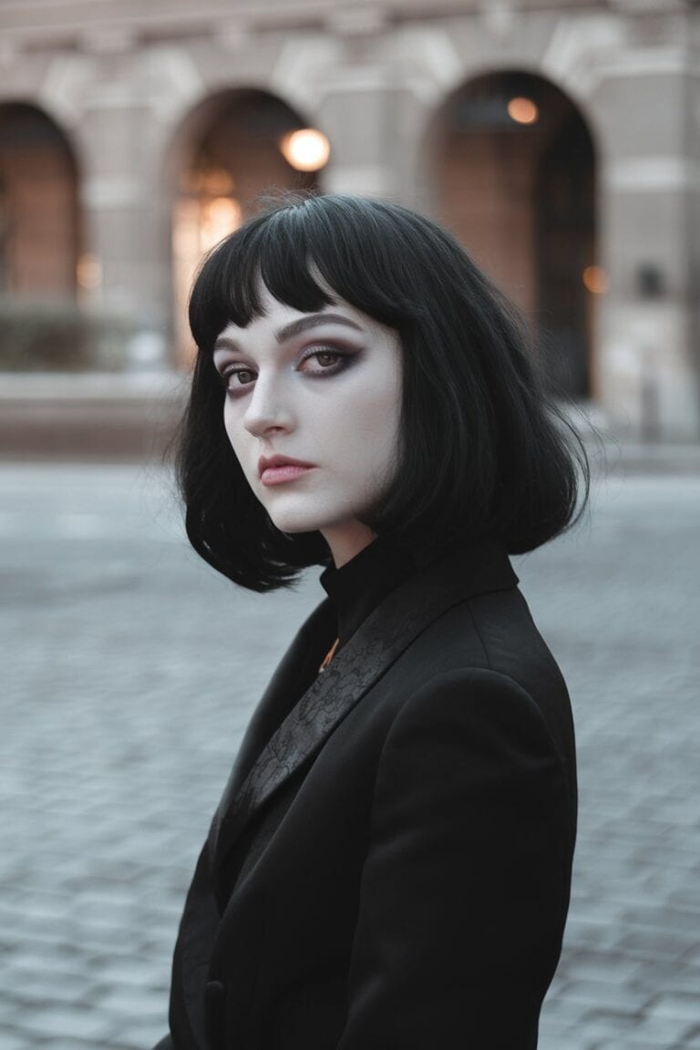 30 Goth Hairstyle Ideas - Gloomy Girlz