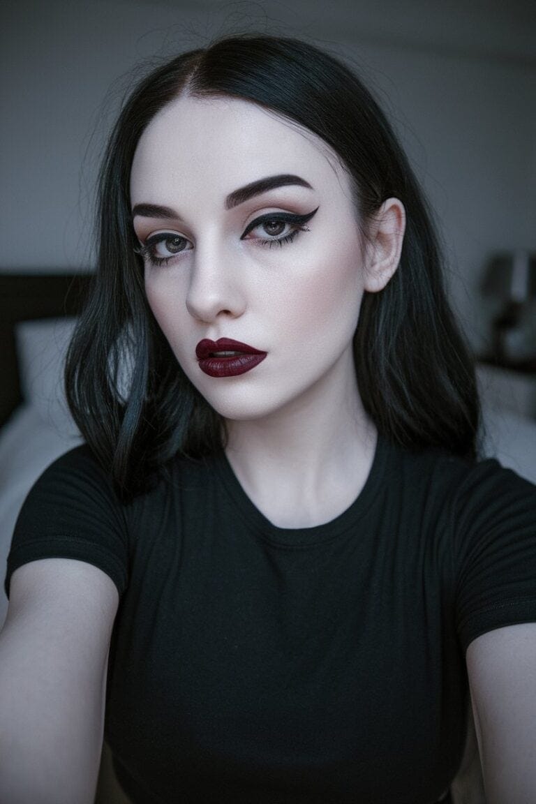 30 Goth Makeup Ideas - Gloomy Girlz
