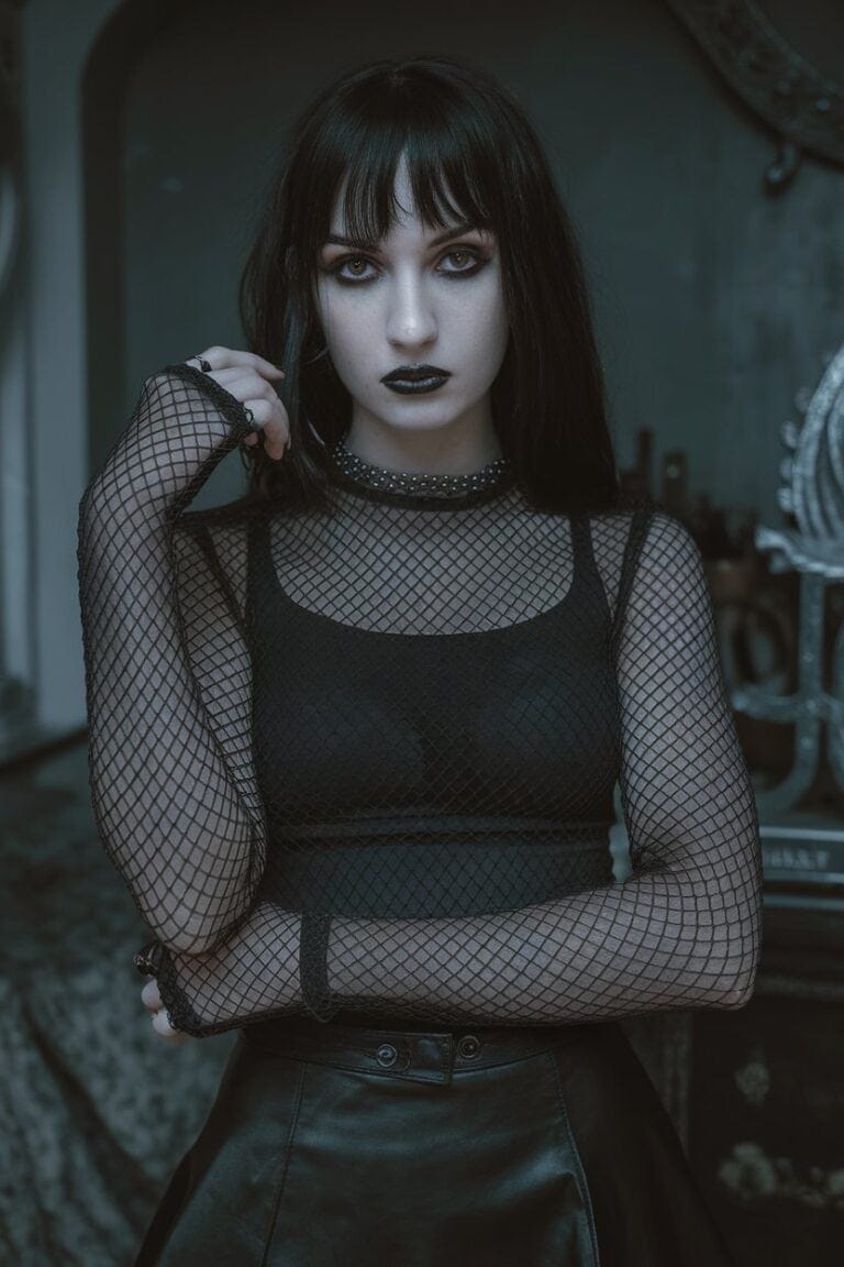 50 Goth Outfit Ideas - Gloomy Girlz