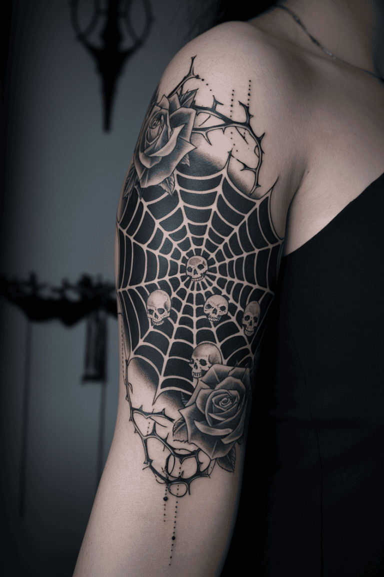 50 Goth Tattoo Ideas - Gloomy Girlz