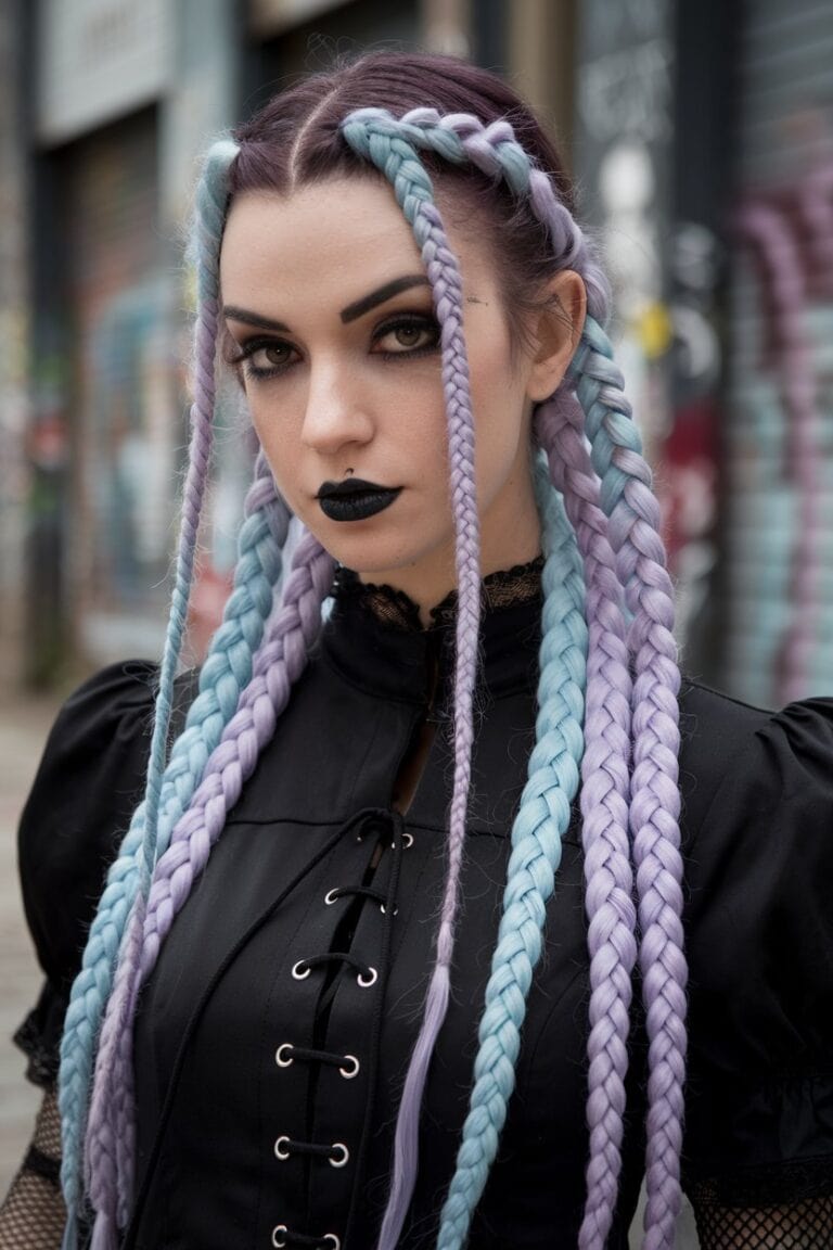 20 Long Goth Hairstyles - Gloomy Girlz