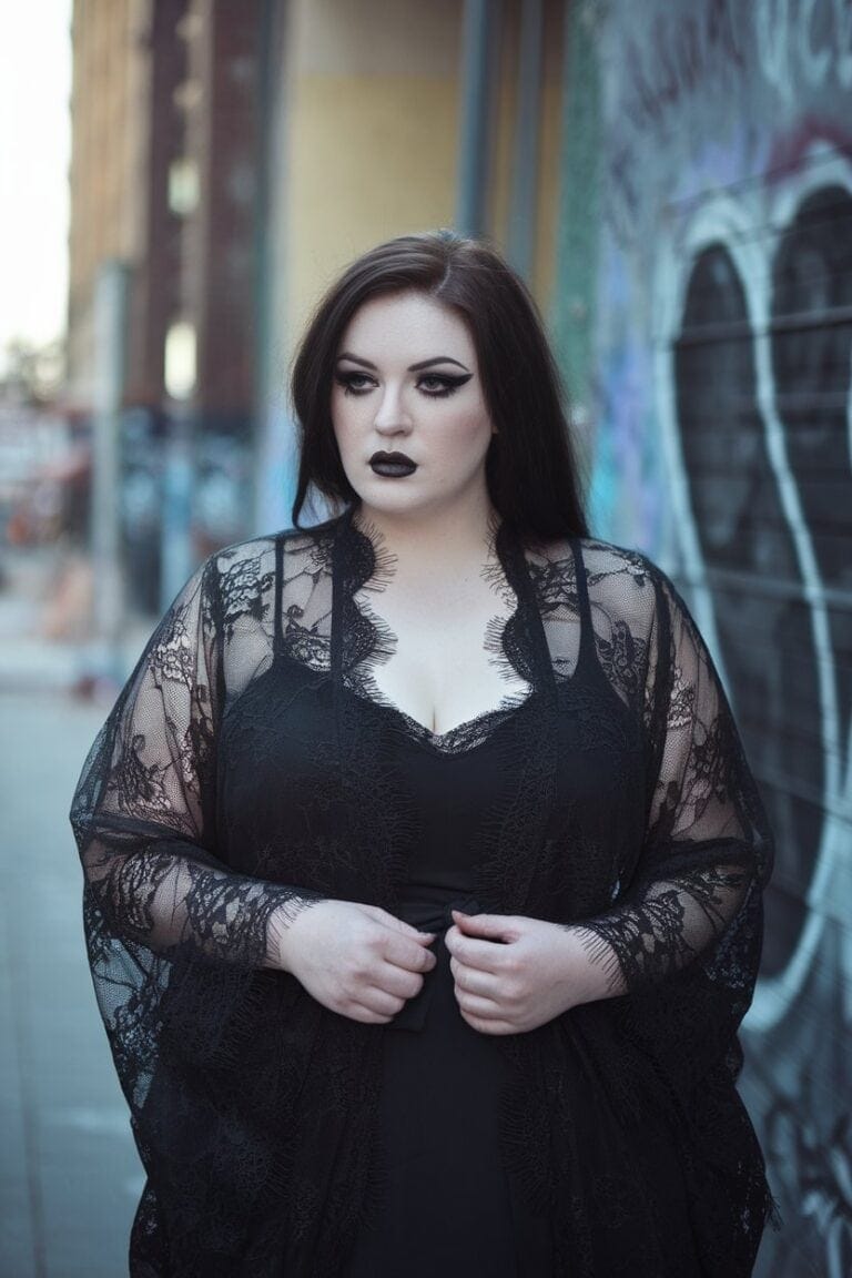 32 Plus Size Goth Outfit Ideas - Gloomy Girlz