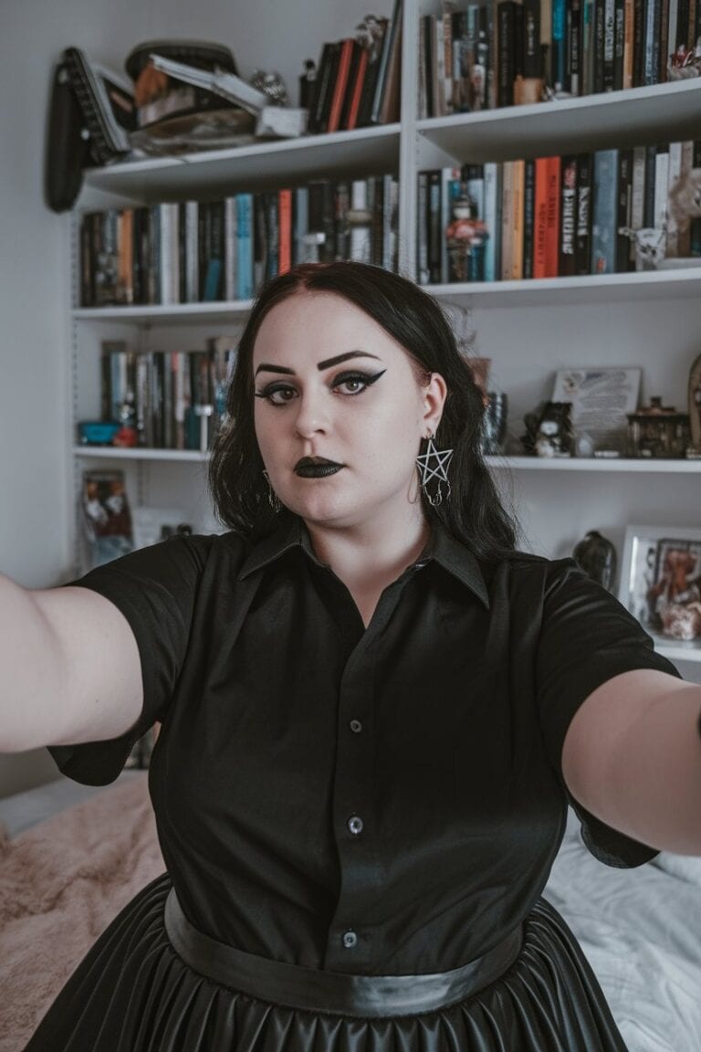 32 Plus Size Goth Outfit Ideas - Gloomy Girlz