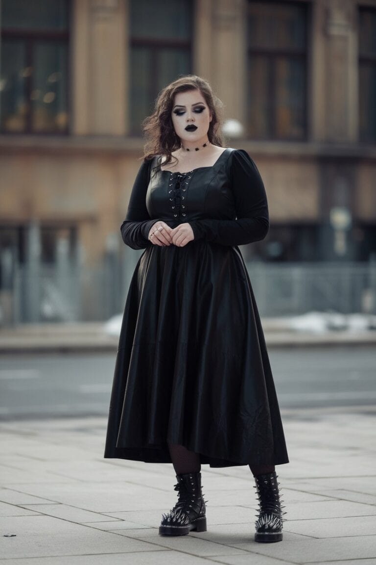 32 Plus Size Goth Outfit Ideas - Gloomy Girlz