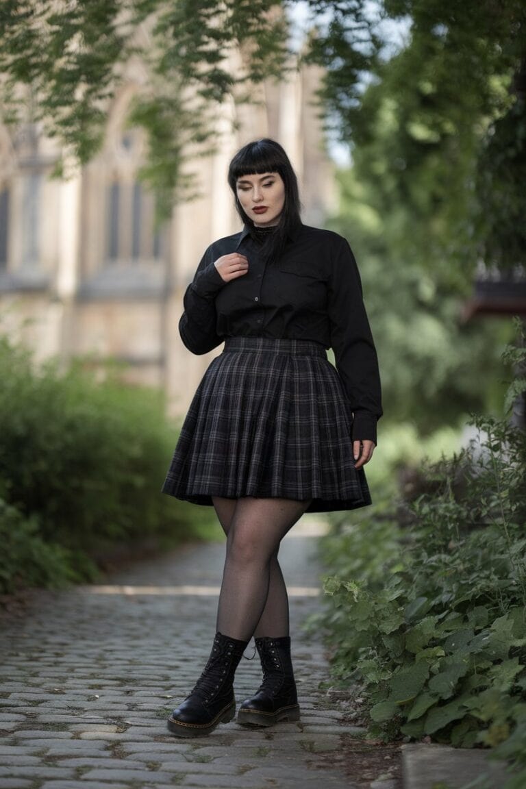32 Plus Size Goth Outfit Ideas - Gloomy Girlz