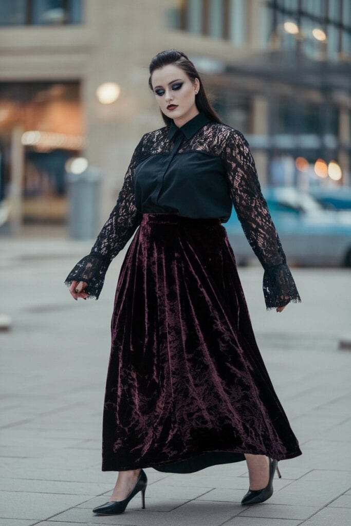 32 Plus Size Goth Outfit Ideas - Gloomy Girlz