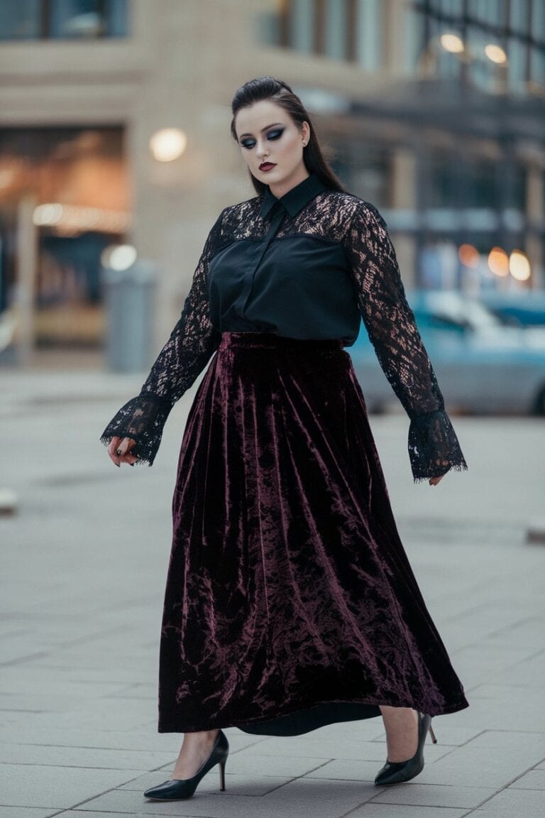 32 Plus Size Goth Outfit Ideas - Gloomy Girlz