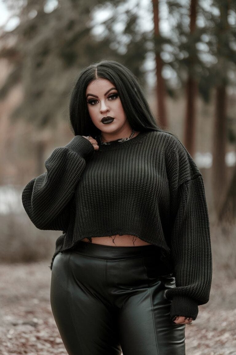 32 Plus Size Goth Outfit Ideas - Gloomy Girlz