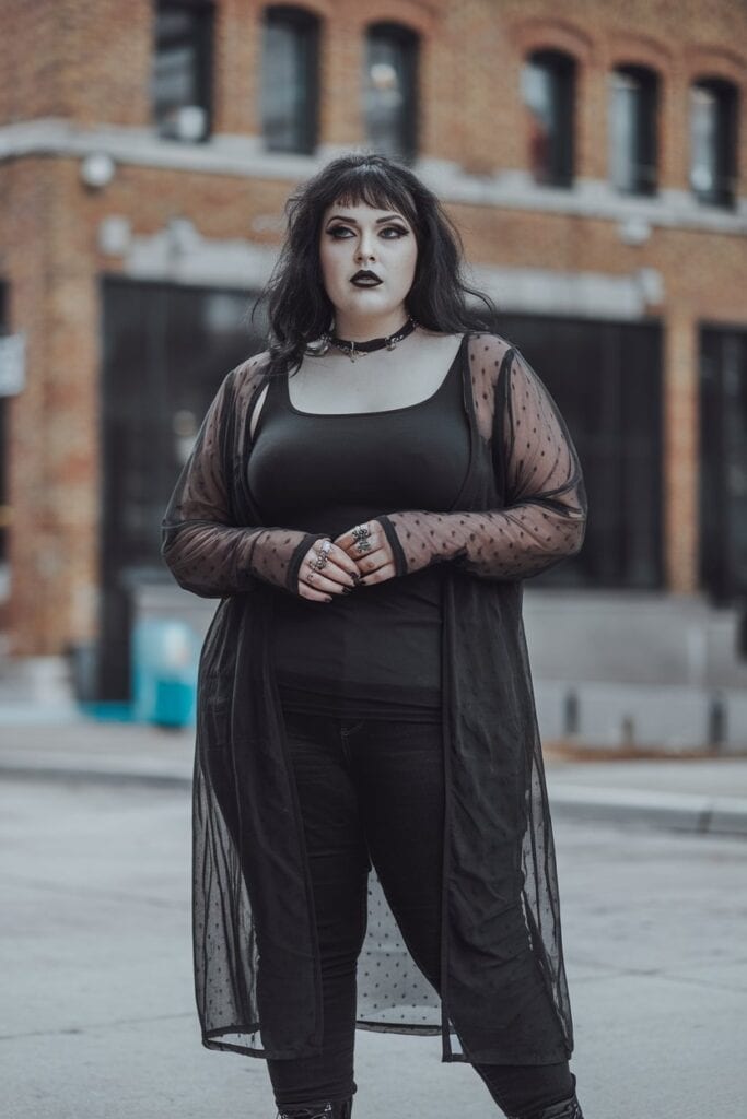 32 Plus Size Goth Outfit Ideas - Gloomy Girlz