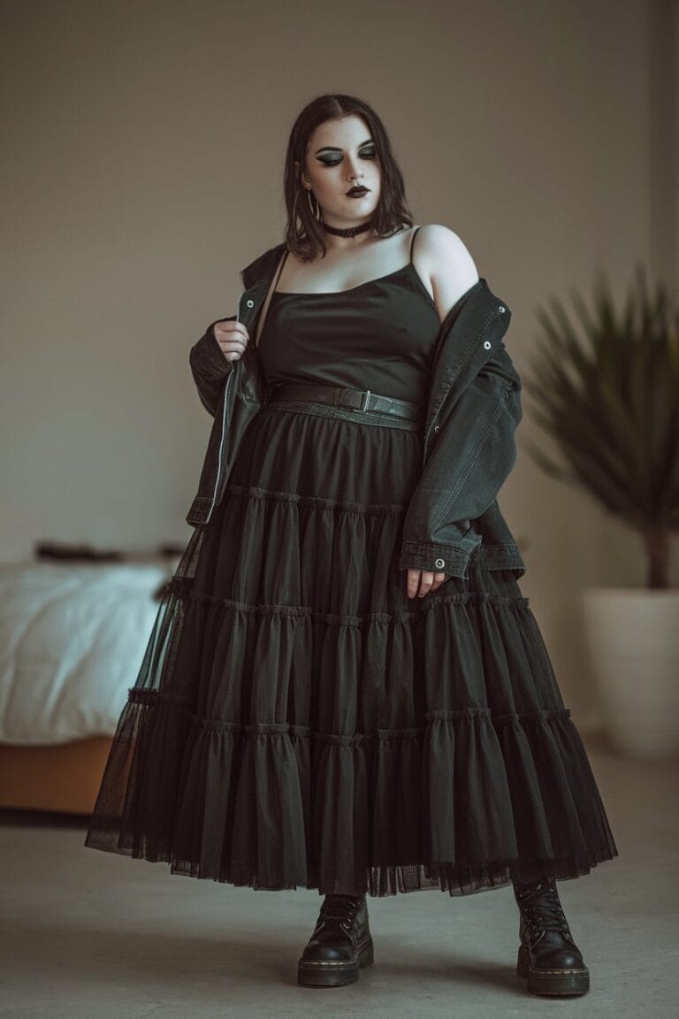 32 Plus Size Goth Outfit Ideas - Gloomy Girlz