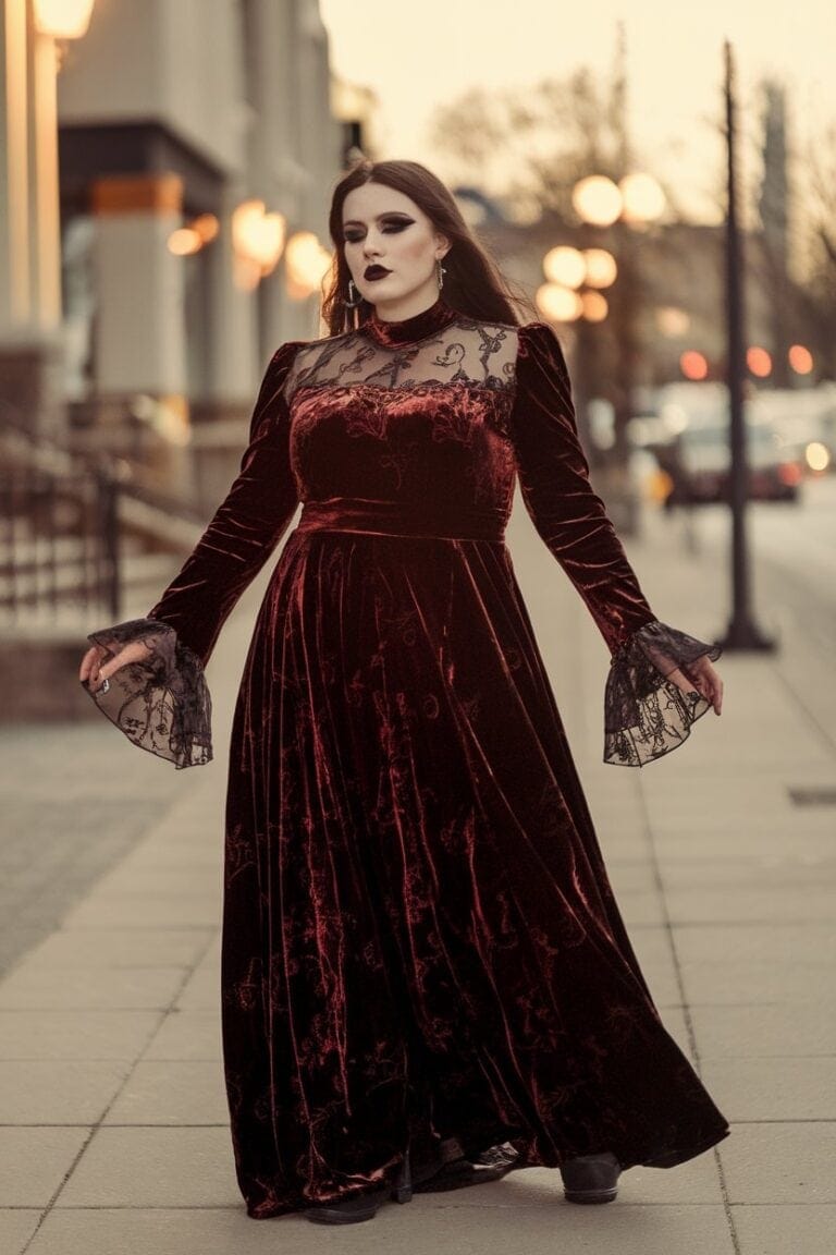 32 Plus Size Goth Outfit Ideas - Gloomy Girlz