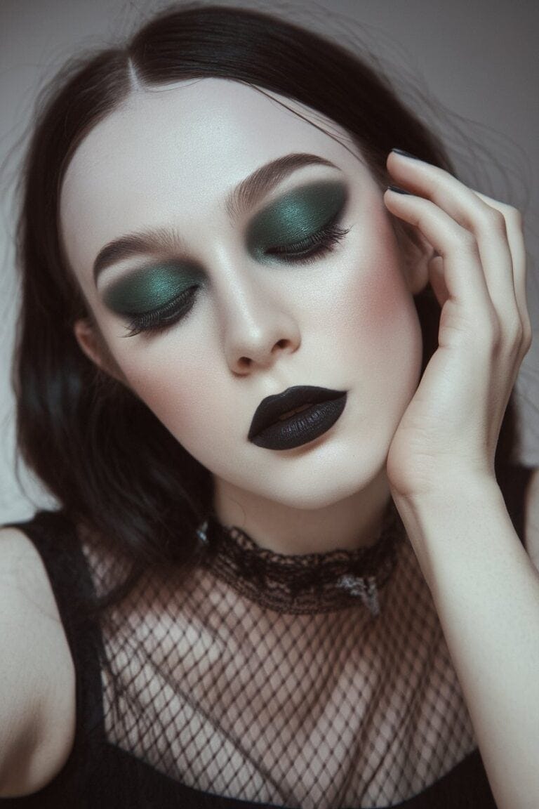 22 Romantic Goth Makeup Ideas - Gloomy Girlz