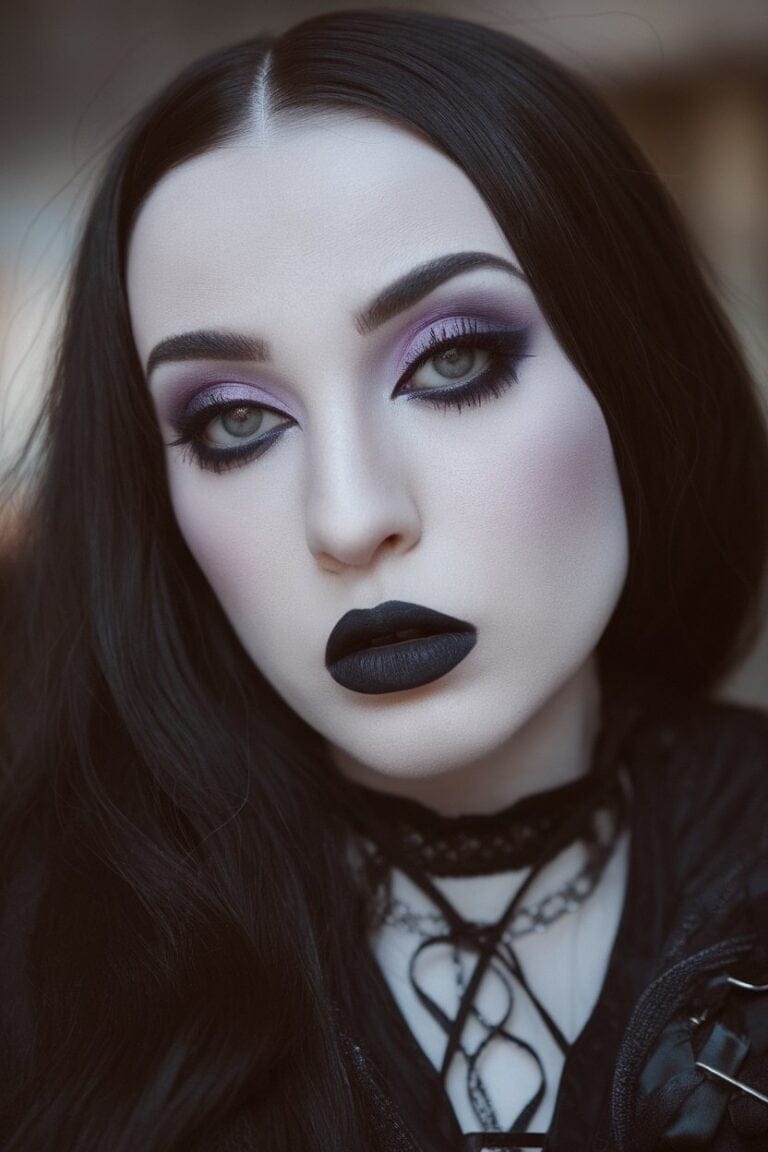 22 Romantic Goth Makeup Ideas - Gloomy Girlz