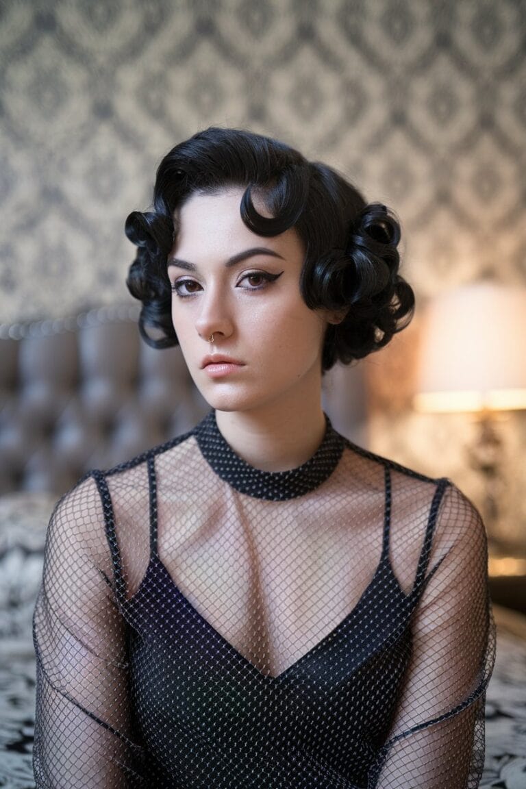 18 Short Goth Hairstyles - Gloomy Girlz