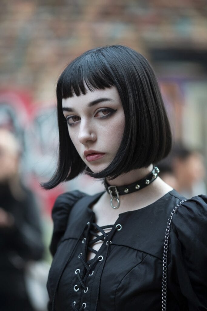 18 Short Goth Hairstyles - Gloomy Girlz