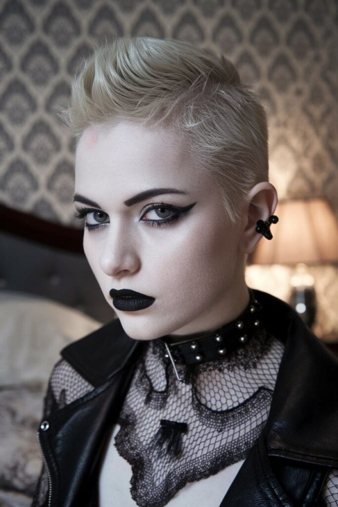 18 Short Goth Hairstyles - Gloomy Girlz