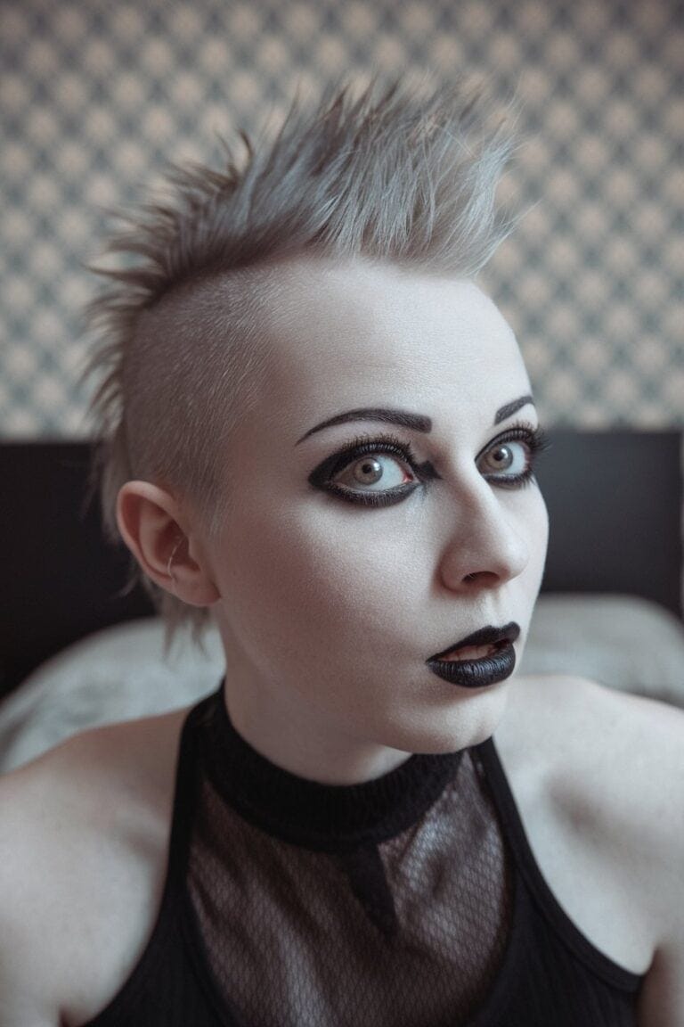 18 Short Goth Hairstyles - Gloomy Girlz