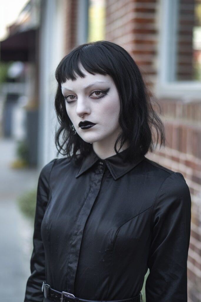 18 Short Goth Hairstyles - Gloomy Girlz