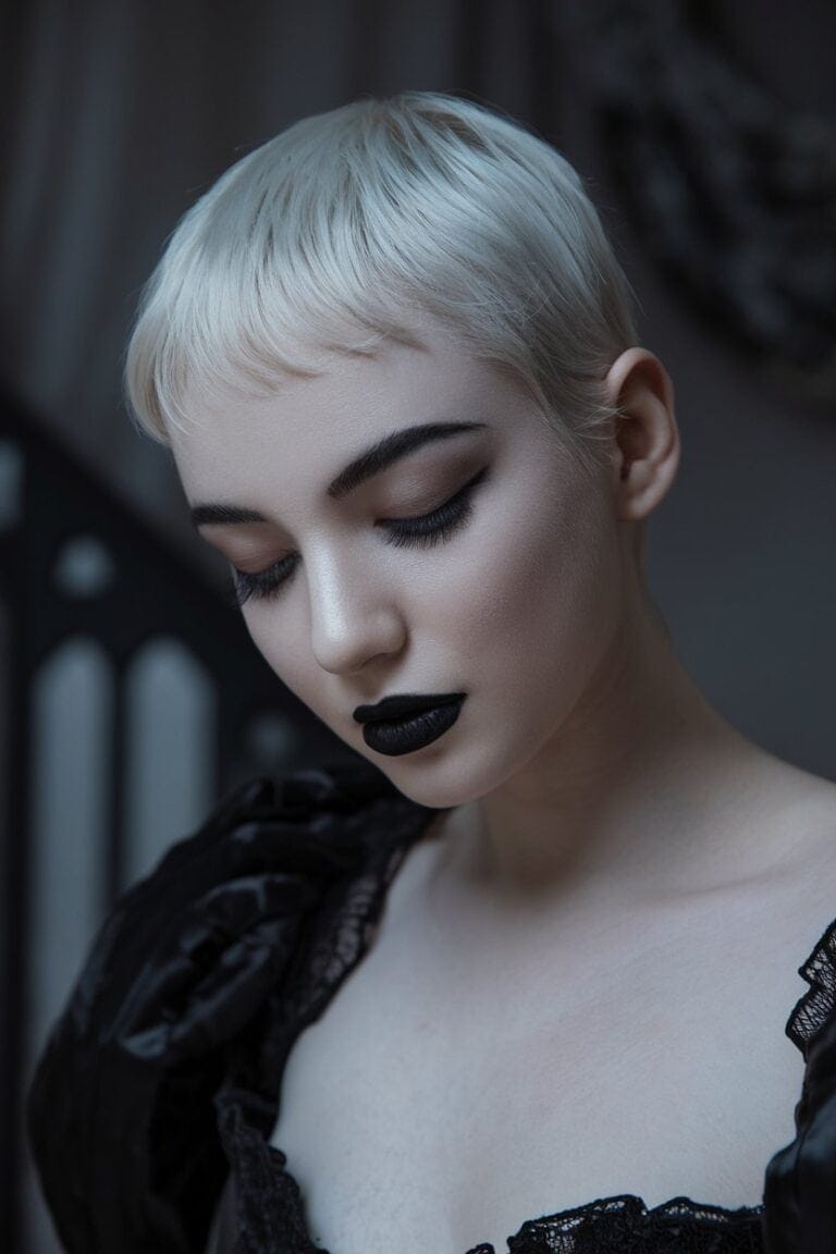 18 Short Goth Hairstyles - Gloomy Girlz