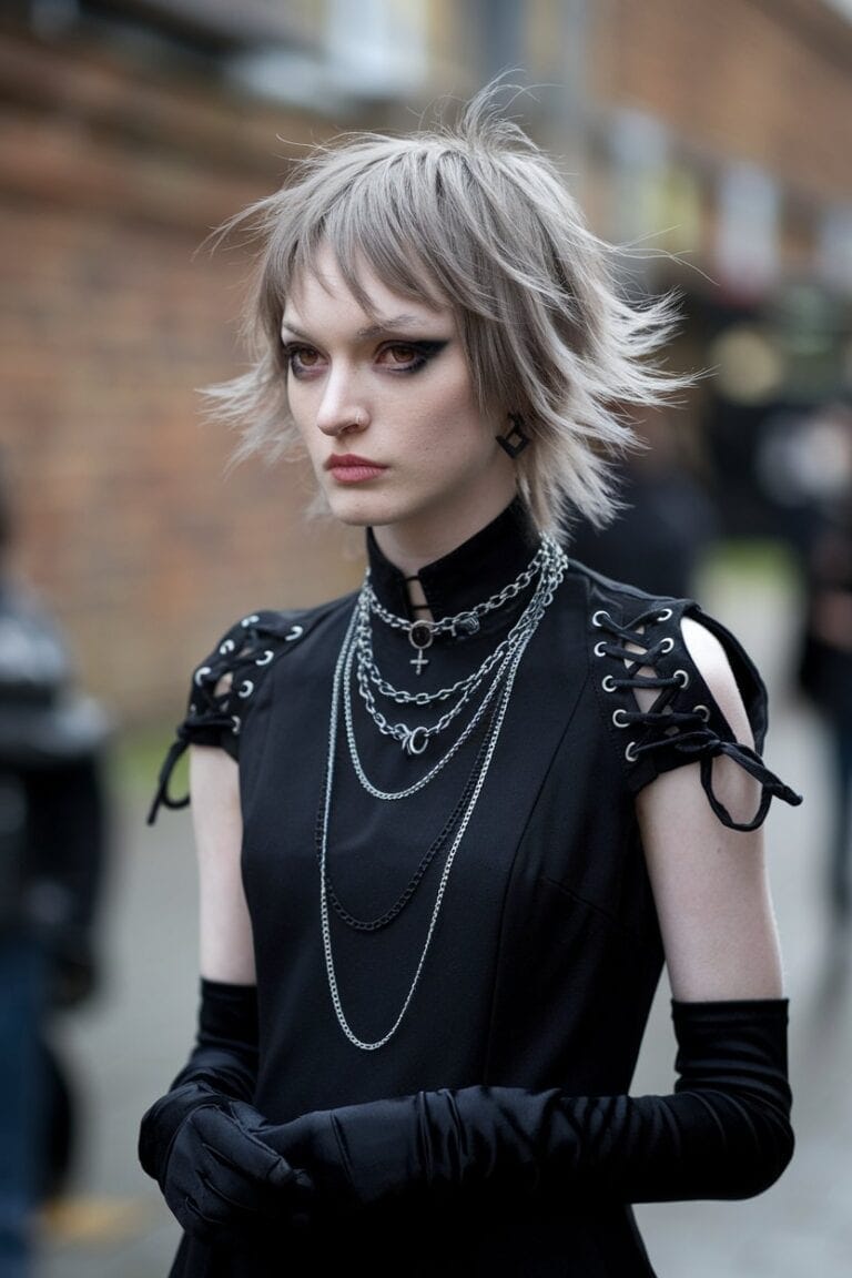 18 Short Goth Hairstyles - Gloomy Girlz