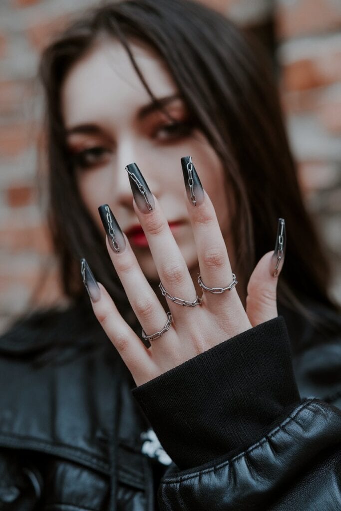 40 Goth Nail Ideas - Gloomy Girlz