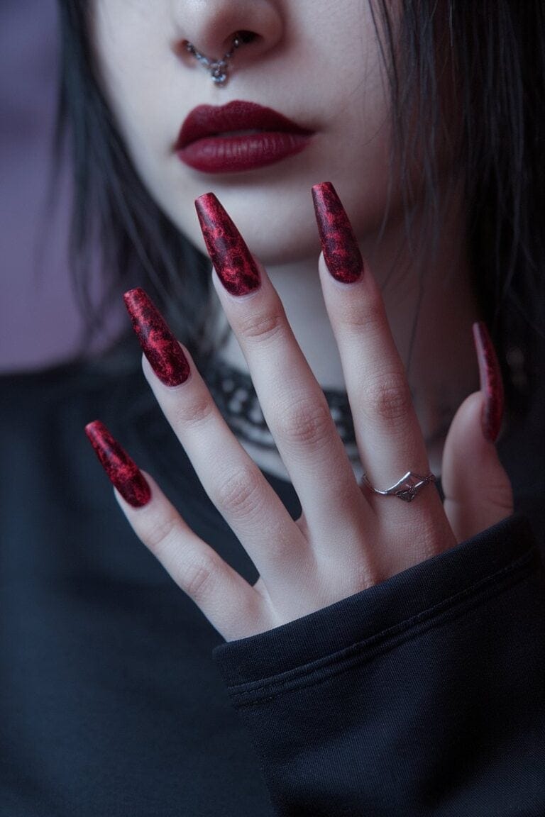 40 Goth Nail Ideas - Gloomy Girlz