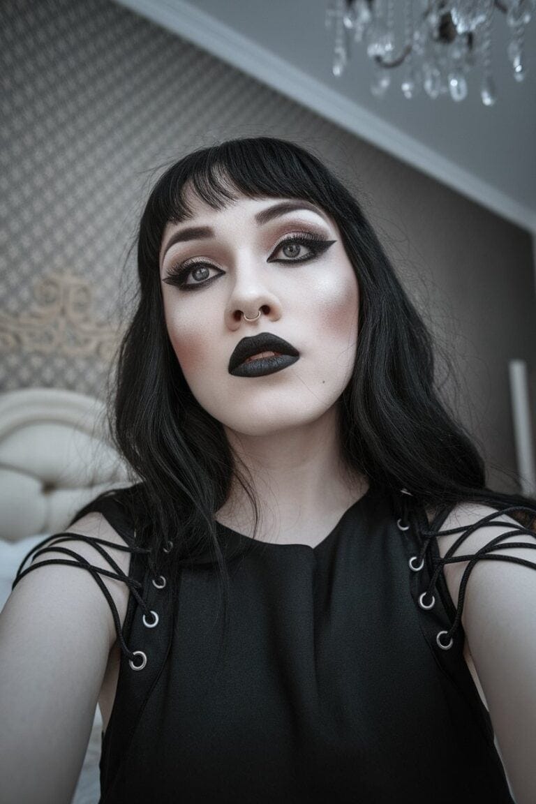 20 Traditional Goth Makeup Ideas - Gloomy Girlz