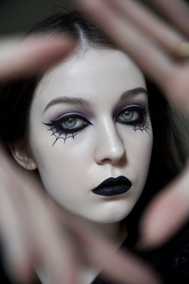20 Traditional Goth Makeup Ideas - Gloomy Girlz