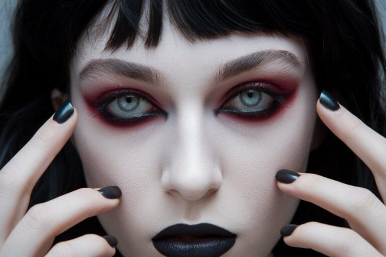 20 Traditional Goth Makeup Ideas - Gloomy Girlz
