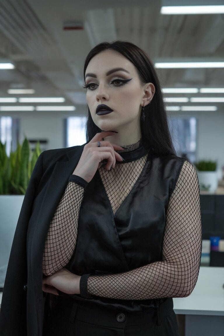28 Corporate Goth Outfit Ideas - Gloomy Girlz