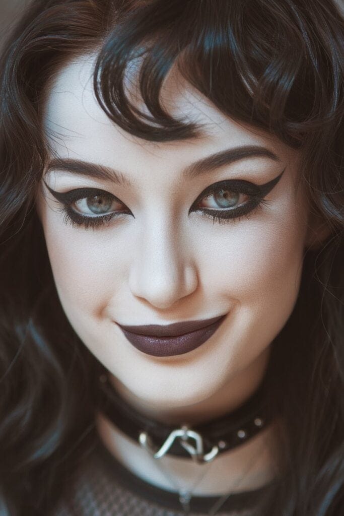 25 Easy Goth Makeup Ideas - Gloomy Girlz