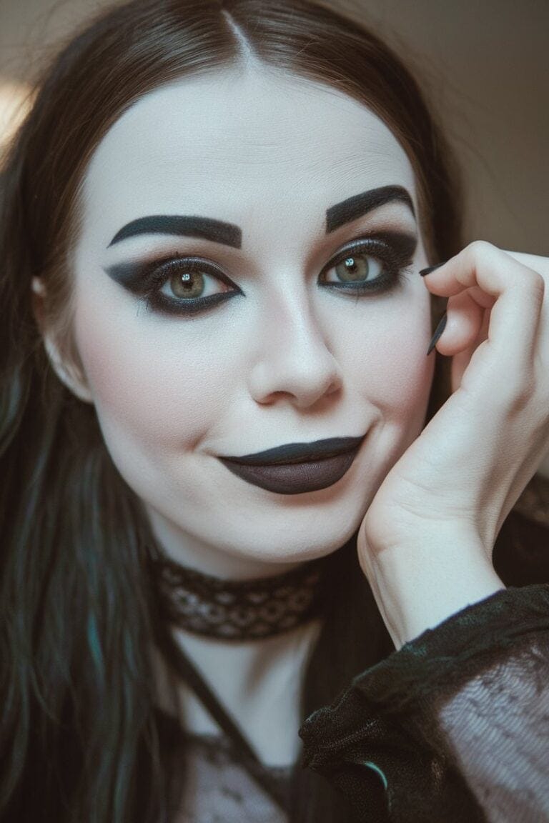 25 Easy Goth Makeup Ideas - Gloomy Girlz
