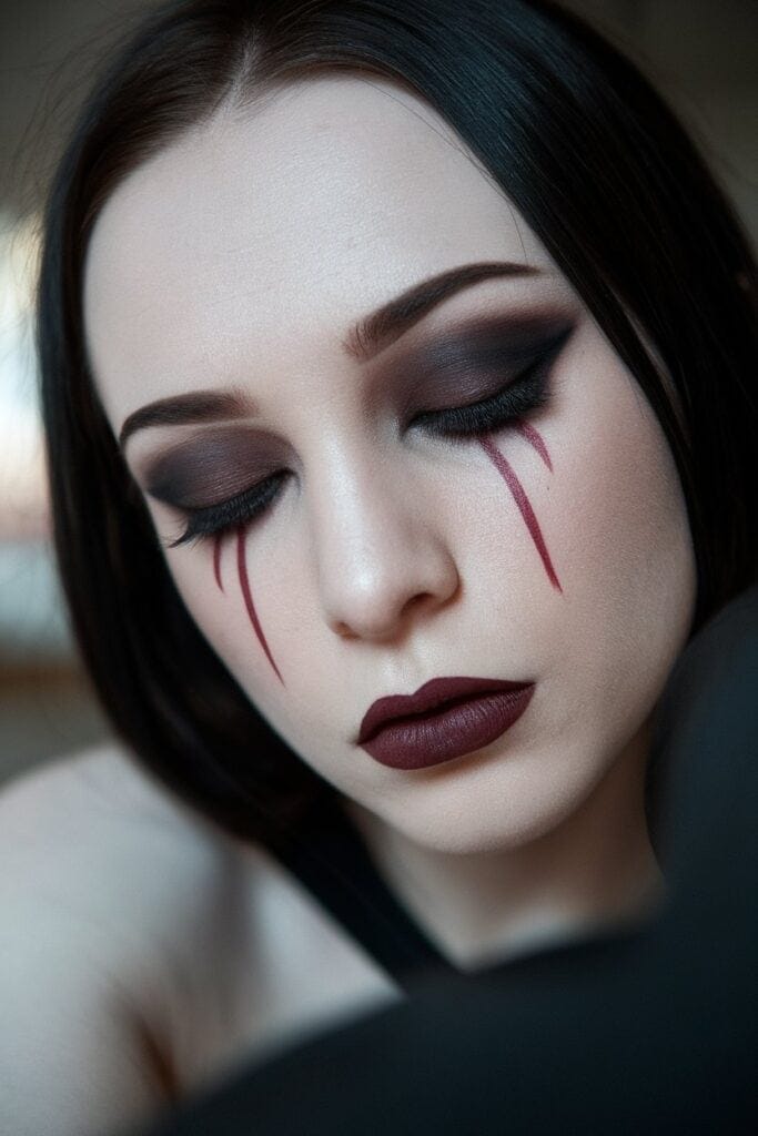 25 Easy Goth Makeup Ideas - Gloomy Girlz