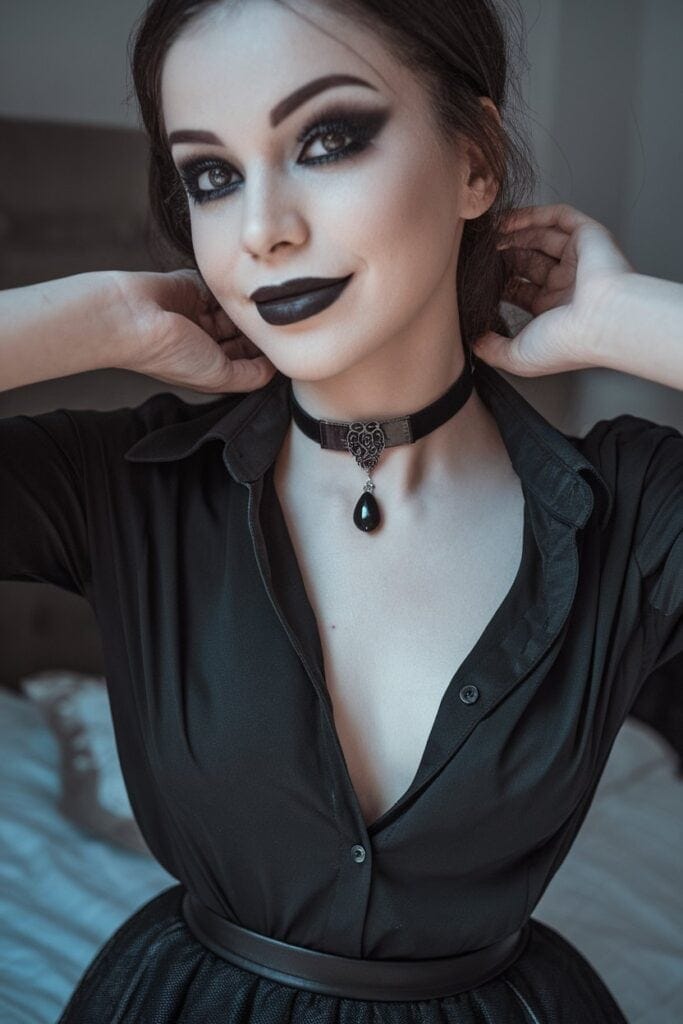 28 Goth Choker Ideas - Gloomy Girlz