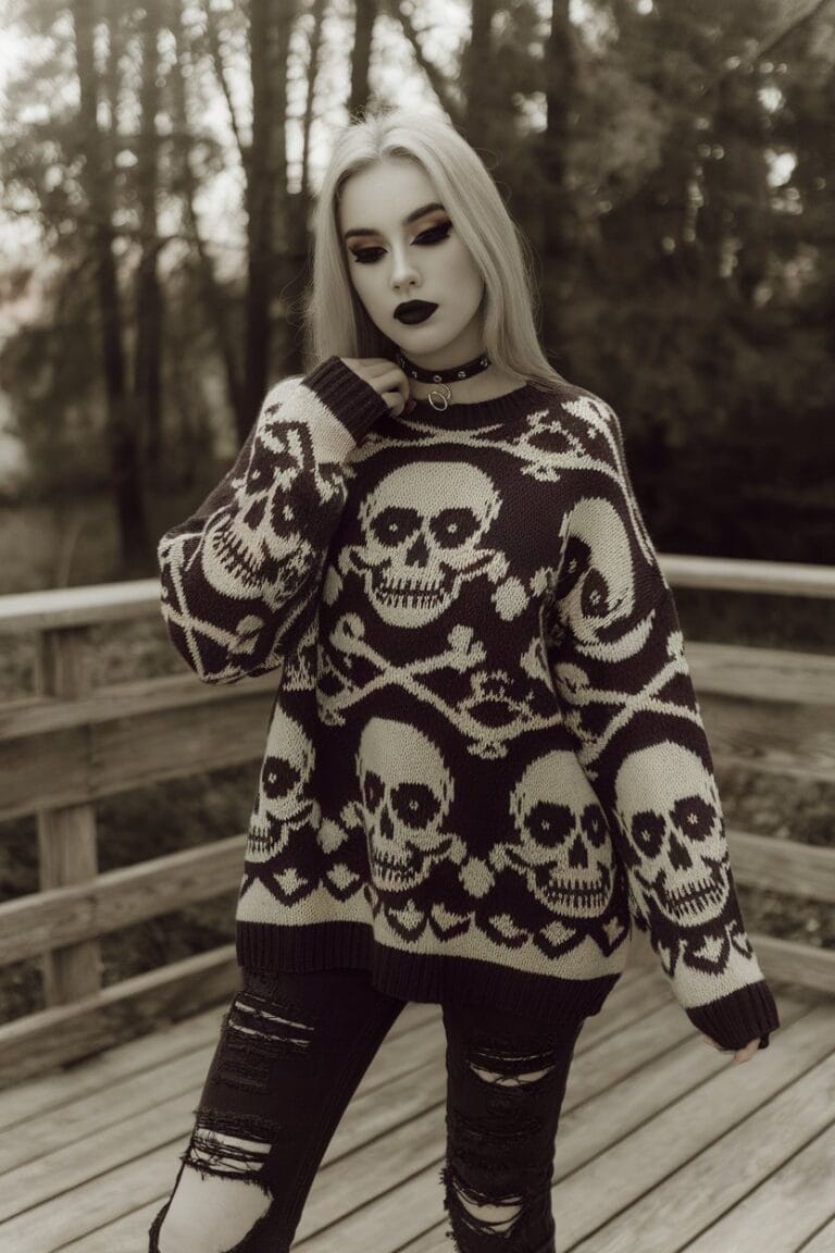 30 Goth Outfit Ideas with Jeans - Gloomy Girlz