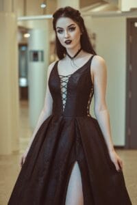 20 Goth Inspired Prom Dress Ideas - Gloomy Girlz